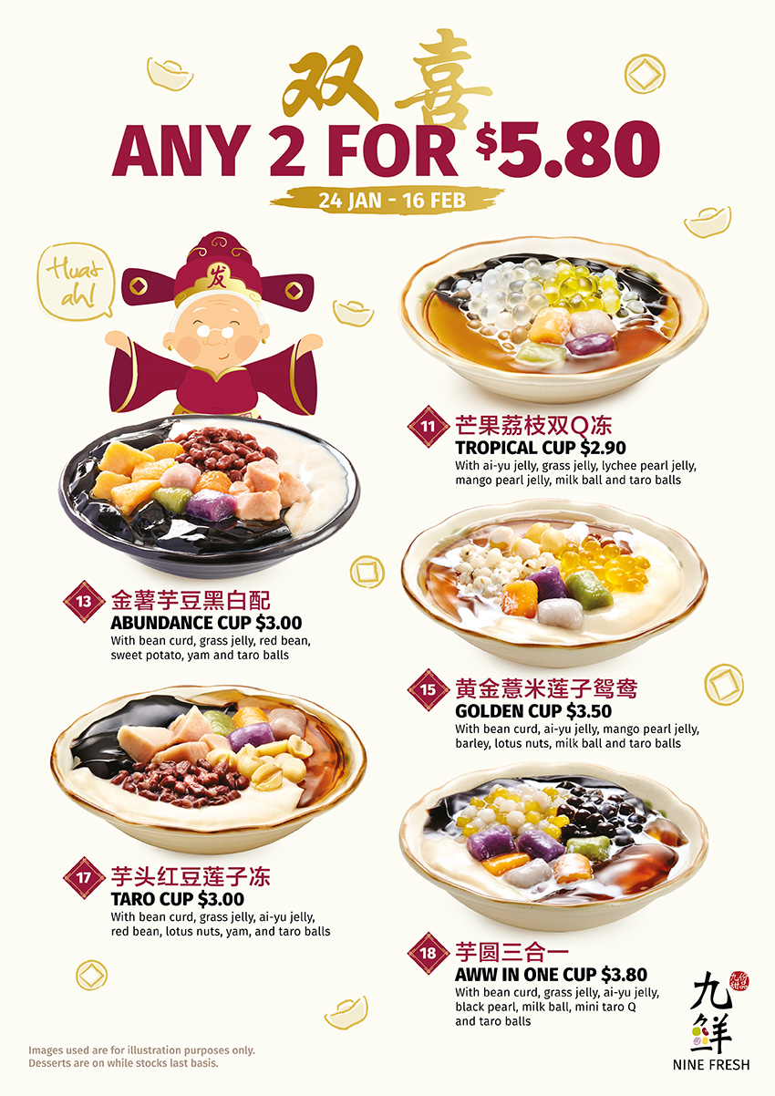 Promotions | Nine Fresh Desserts Taiwan